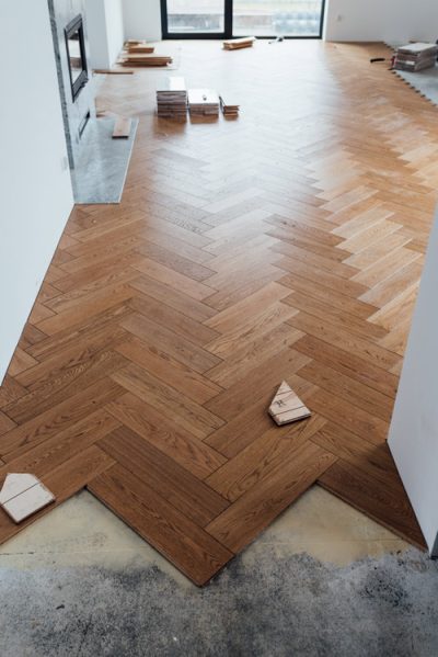 Flooring Installation – Oak Iron Construction